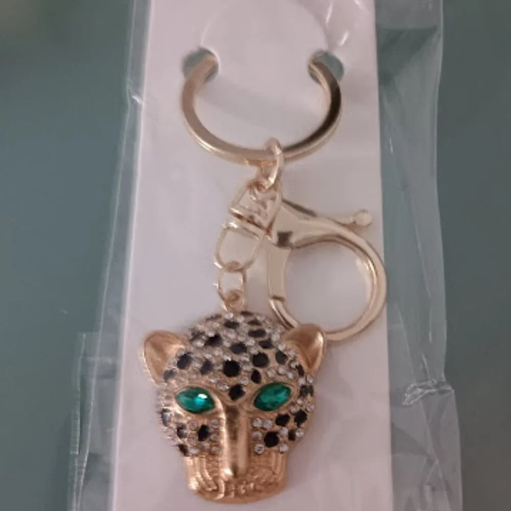 Mint | Accessories | Mint Cheetah Gold Black Enamel Green Clear ...